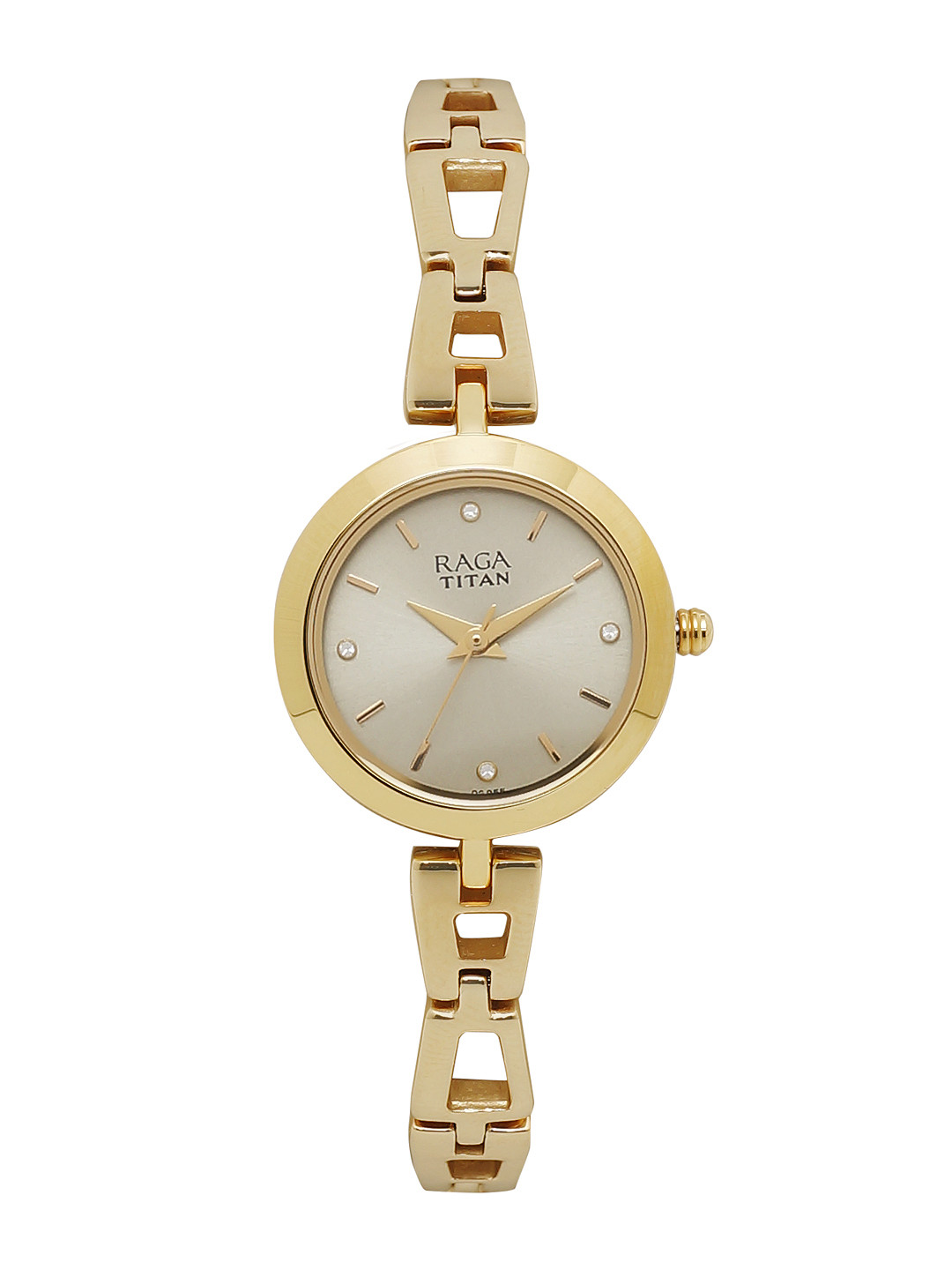 Buy Titan Raga Zeal Women Beige Analogue Watch NL2540YM06 - Watches for ...