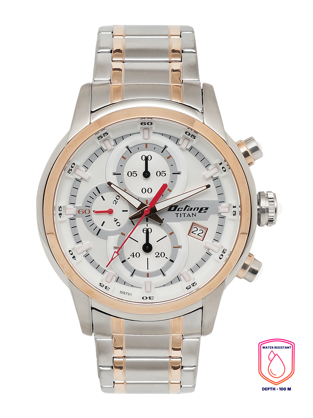 Buy Titan Octane Upgrade Men White Analogue Watch NL90086KM02 - Watches ...