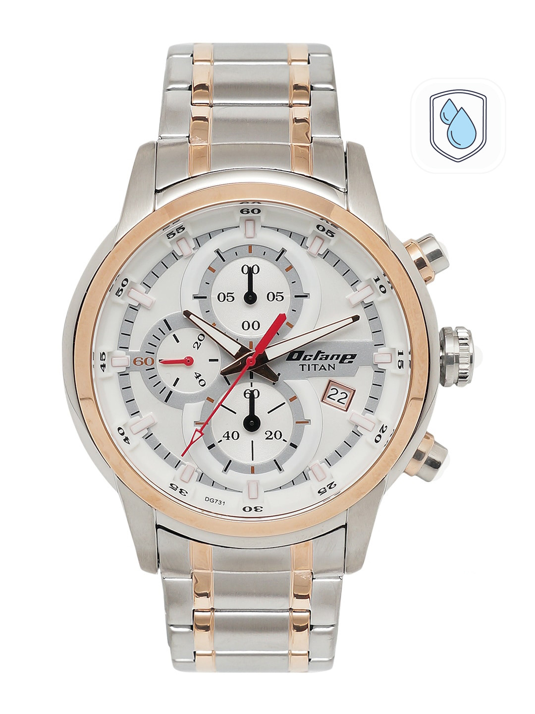 Buy Titan Octane Upgrade Men White Analogue Watch NL90086KM02 - Watches ...