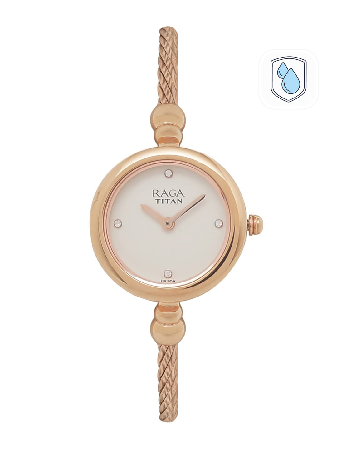 Buy Titan Women Silver Toned Analogue Watch 2586WM01 - Watches for ...