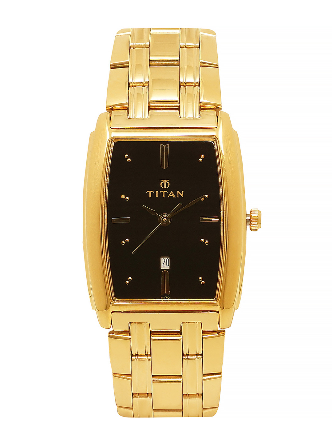 Buy Titan Royal Men Black Analogue Watch NL1163YM03 - Watches for Men ...