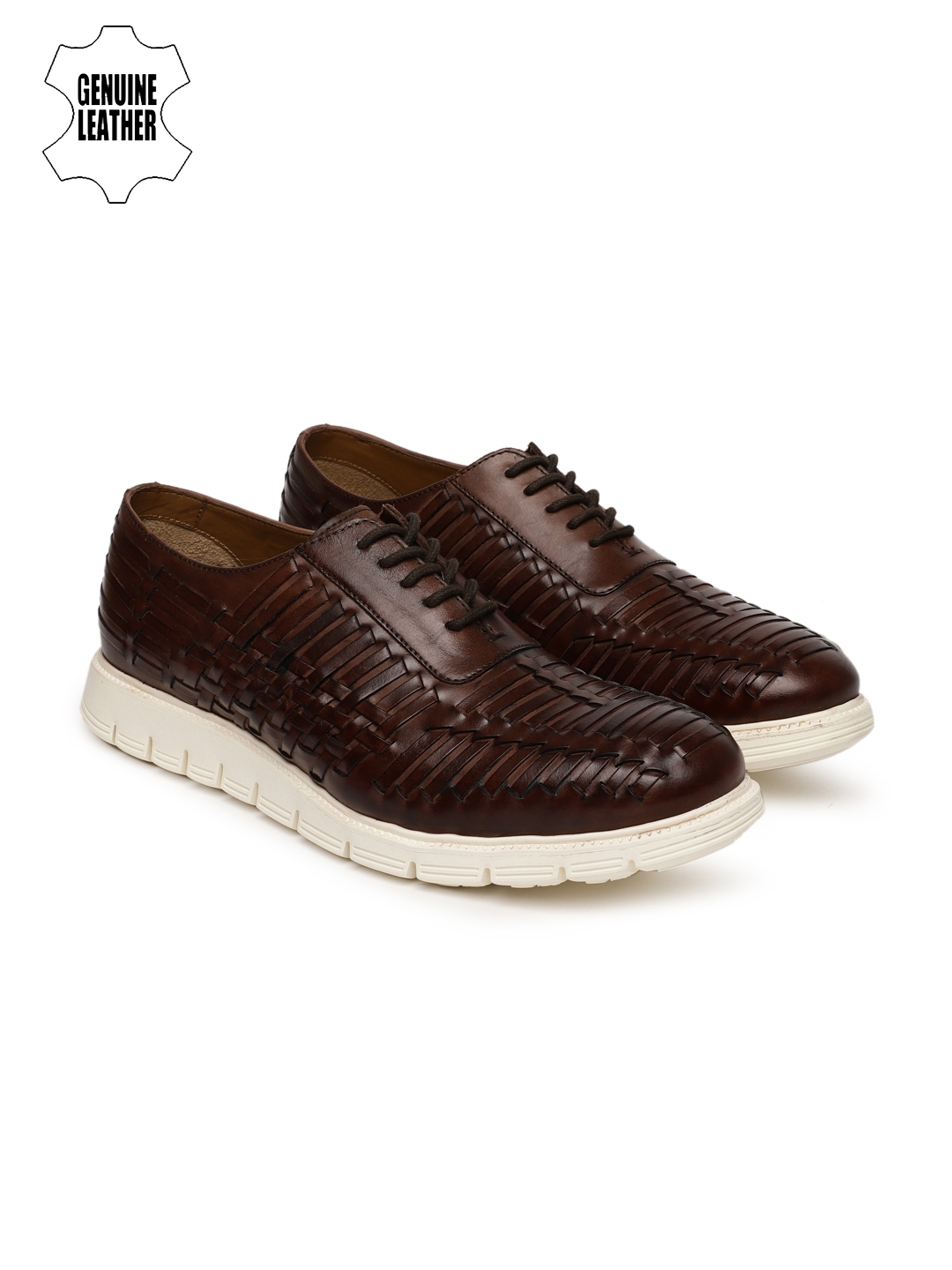 Buy Jack & Jones Men Tan Oxfords - Casual Shoes for Men 4452727 | Myntra