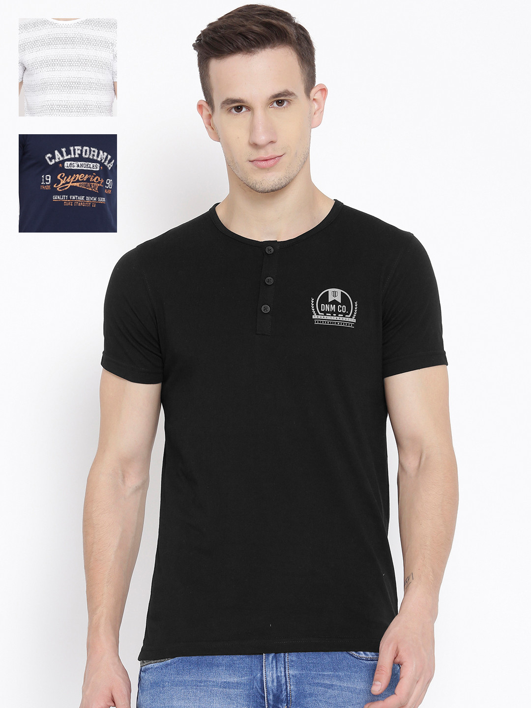 Buy Duke Pack Of 3 T Shirts - Tshirts for Men 4605903 | Myntra