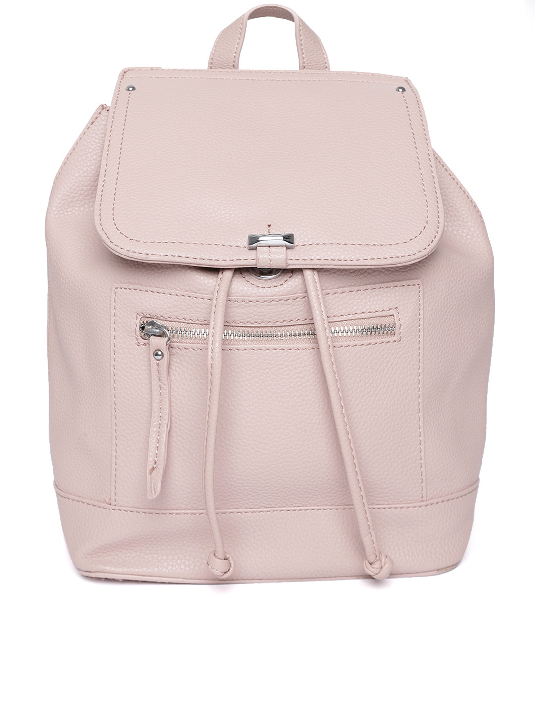Buy DressBerry Women Pink Solid Backpack - Backpacks for Women 4606068 ...