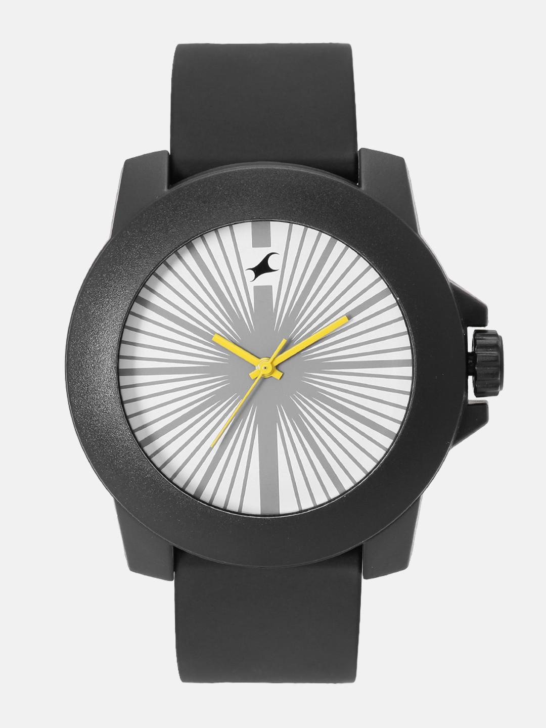 Buy Fastrack Unisex White & Grey Printed Analogue Watch NG38021PP04C ...