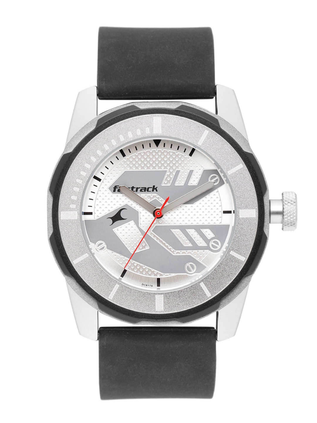 Buy Fastrack Men Silver Toned & Grey Analogue Watch NK3099SP01_BBD1 ...