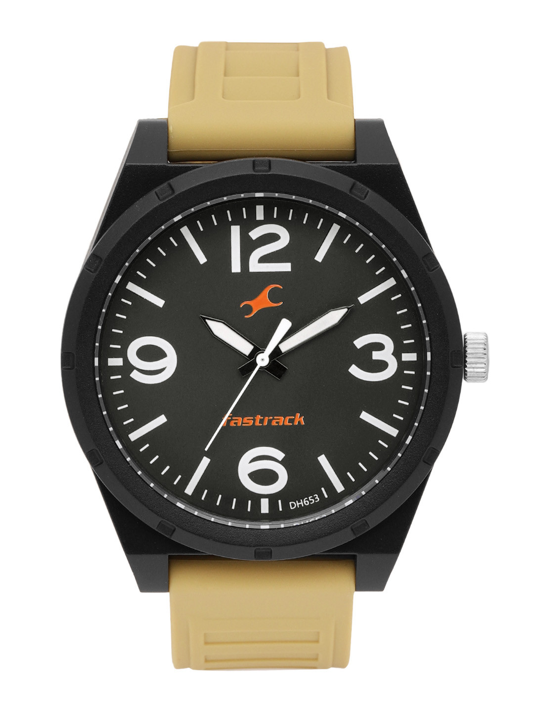 Buy Fastrack Men Black Analogue Watch 38040PP02_BBD1 - Watches for Men ...