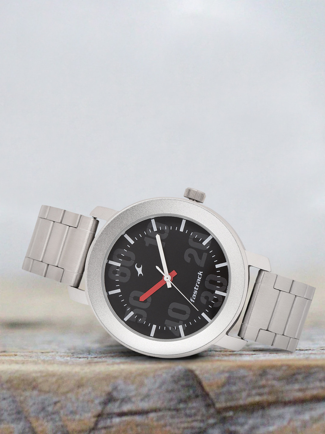 Buy Fastrack Bare Basics Unisex Black Analogue Watch NL3121SM02 ...