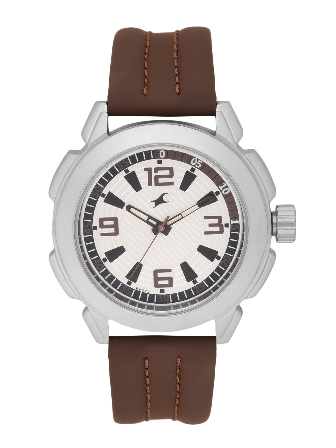 Buy Fastrack Men Silver Toned Analogue Watch NK3130SL01_OR - Watches ...