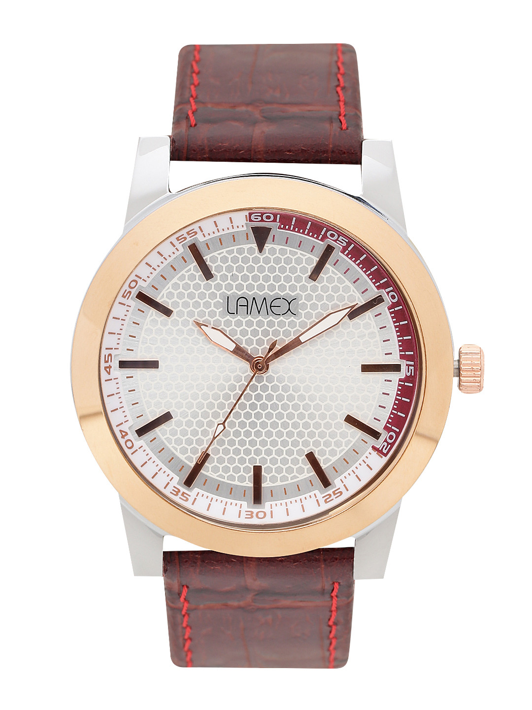 Buy LAMEX Men Silver Toned Analogue Watch MILANO DLX 7543 - Watches for Men 4923388 | Myntra