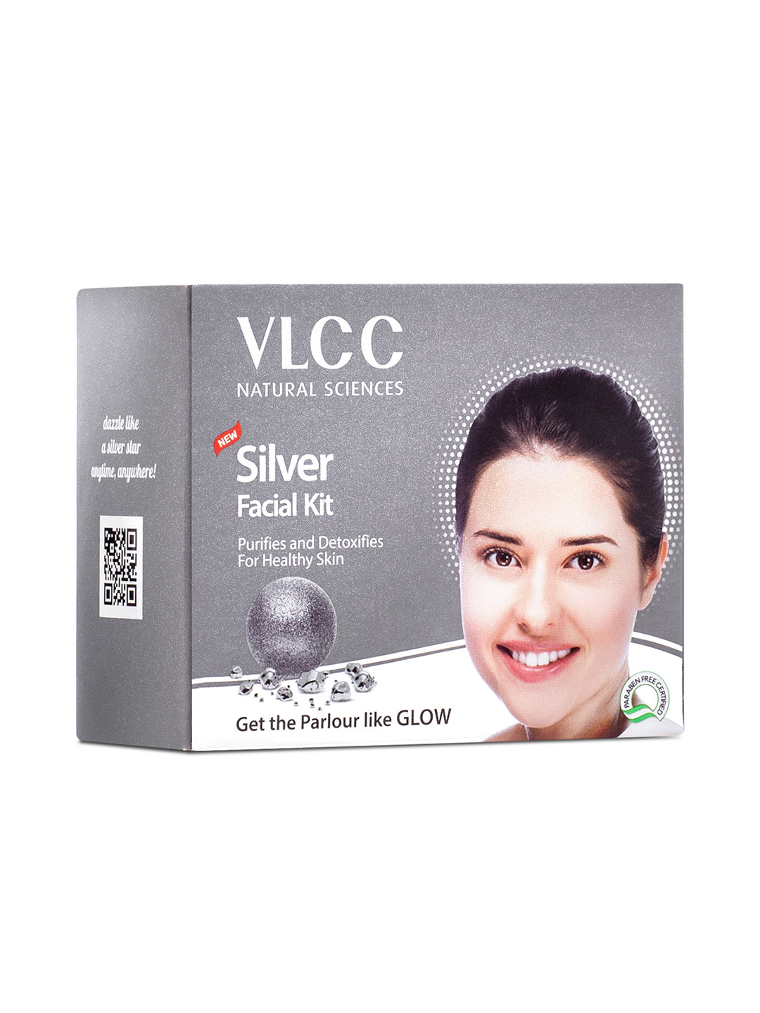 Buy VLCC Silver Facial Kit For Skin Purifying Facial With Silver 60 G ...