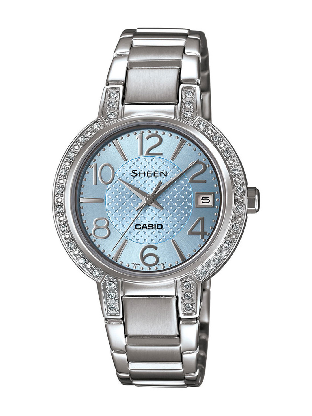 Buy Casio Sheen Women Blue Analogue Watches SX127 - Watches for Women ...