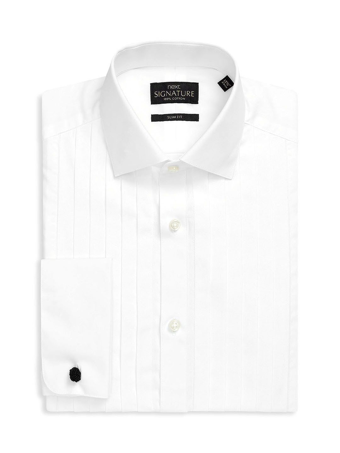 Buy NEXT Men White Slim Fit Solid Formal Shirt - Shirts for Men 5314480 ...