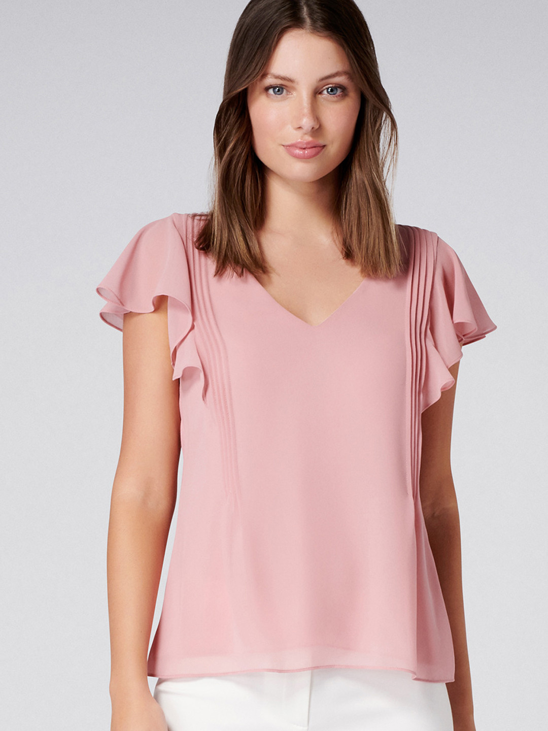 Buy Forever New Women Pink Solid Top - Tops for Women 5362865 | Myntra