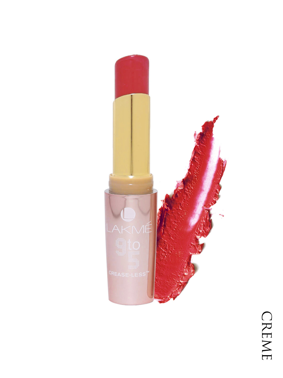 Buy Lakme 9to5 Crease Less Creme Lipstick Flaming Function CR1 ...