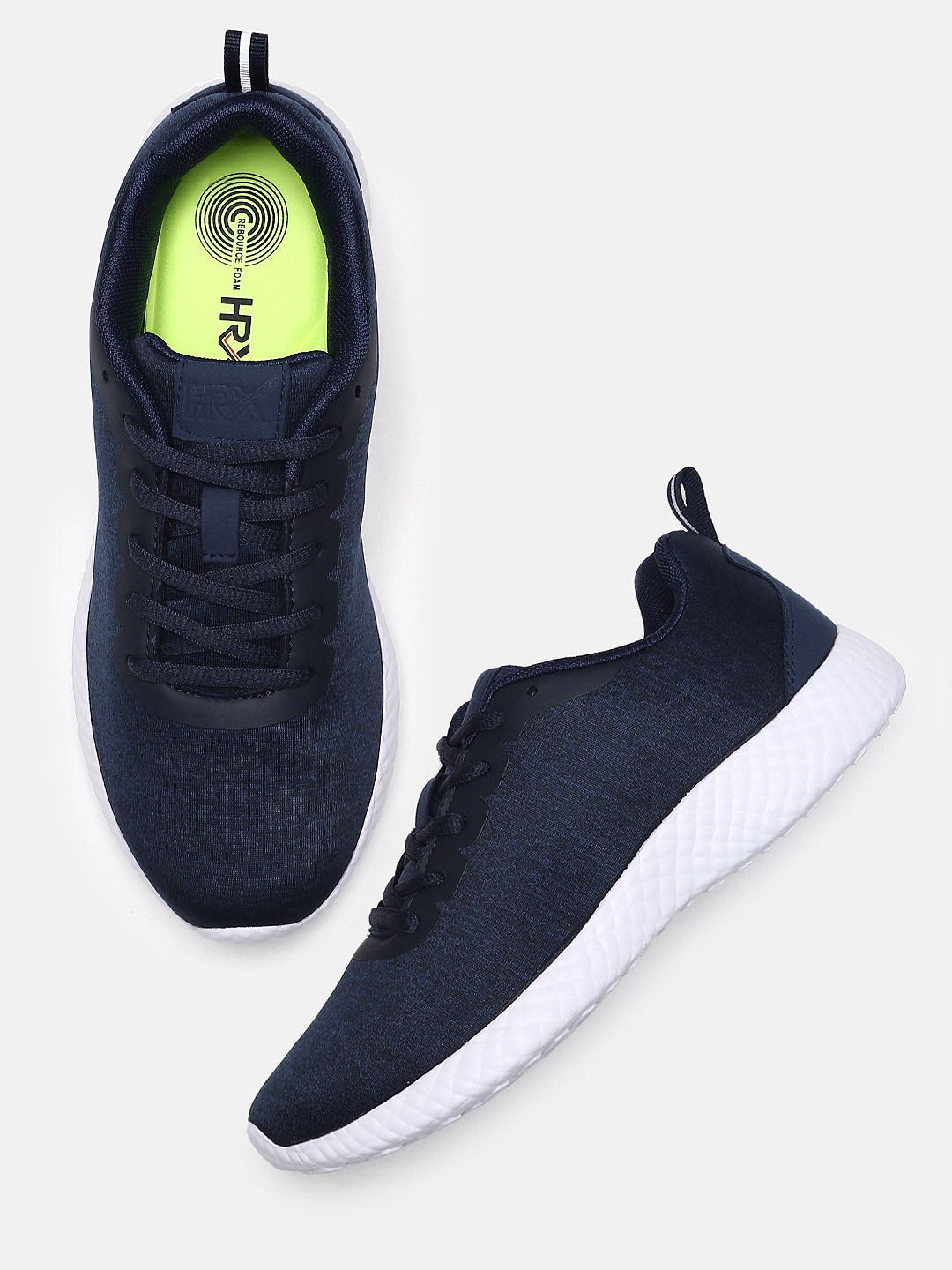Buy HRX By Hrithik Roshan Women Navy Blue Solid Running Shoes - Sports ...