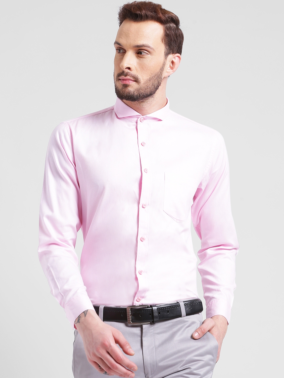 Buy Being Fab Men Pink Smart Regular Fit Solid Formal Shirt - Shirts ... Buy Being Fab Men Pink Smart Regular Fit Solid Formal Shirt - Shirts ...