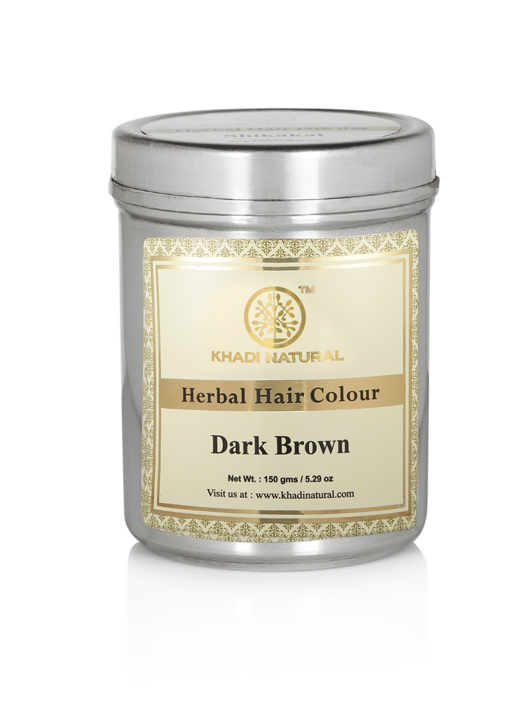Buy Khadi Natural Herbal Hair Colour Dark Brown 150 G - Hair Colour for ...