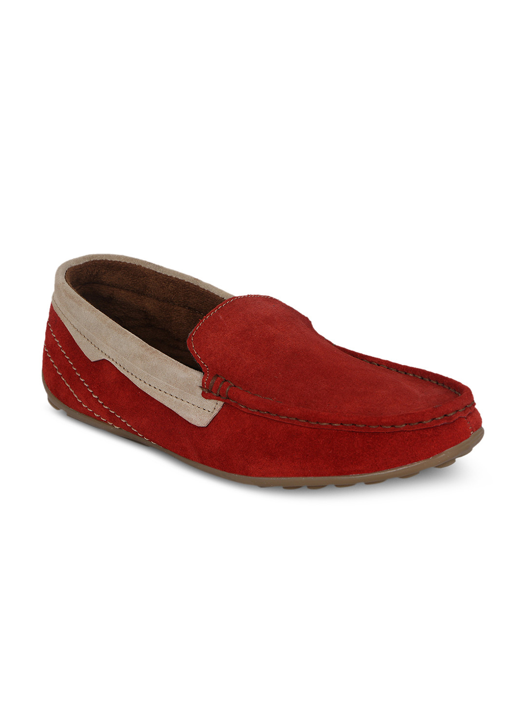 Buy Kielz Men Red Loafers - Casual Shoes for Men 5425523 | Myntra