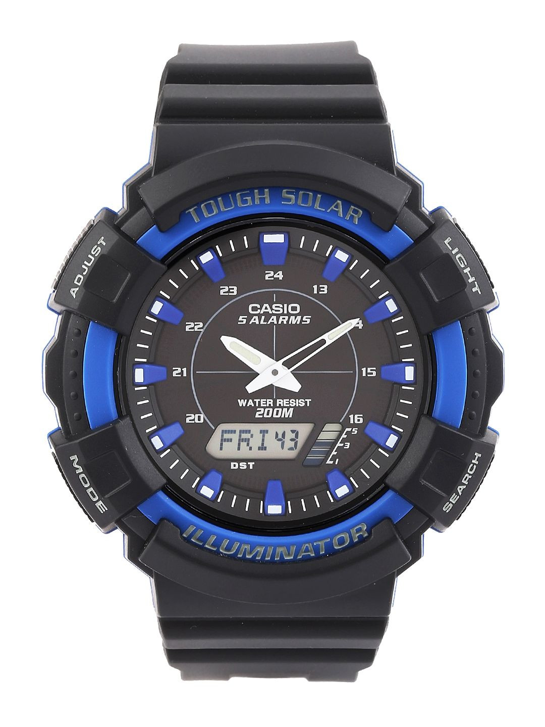 Buy Casio Youth Combination Men Black Analogue And Digital Watch AD187 ...