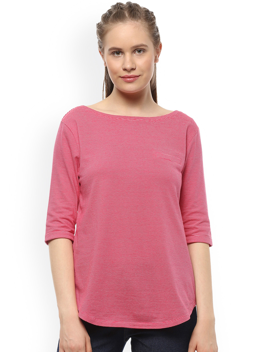 Buy People Women Pink Solid Top - Tops for Women 5524141 | Myntra