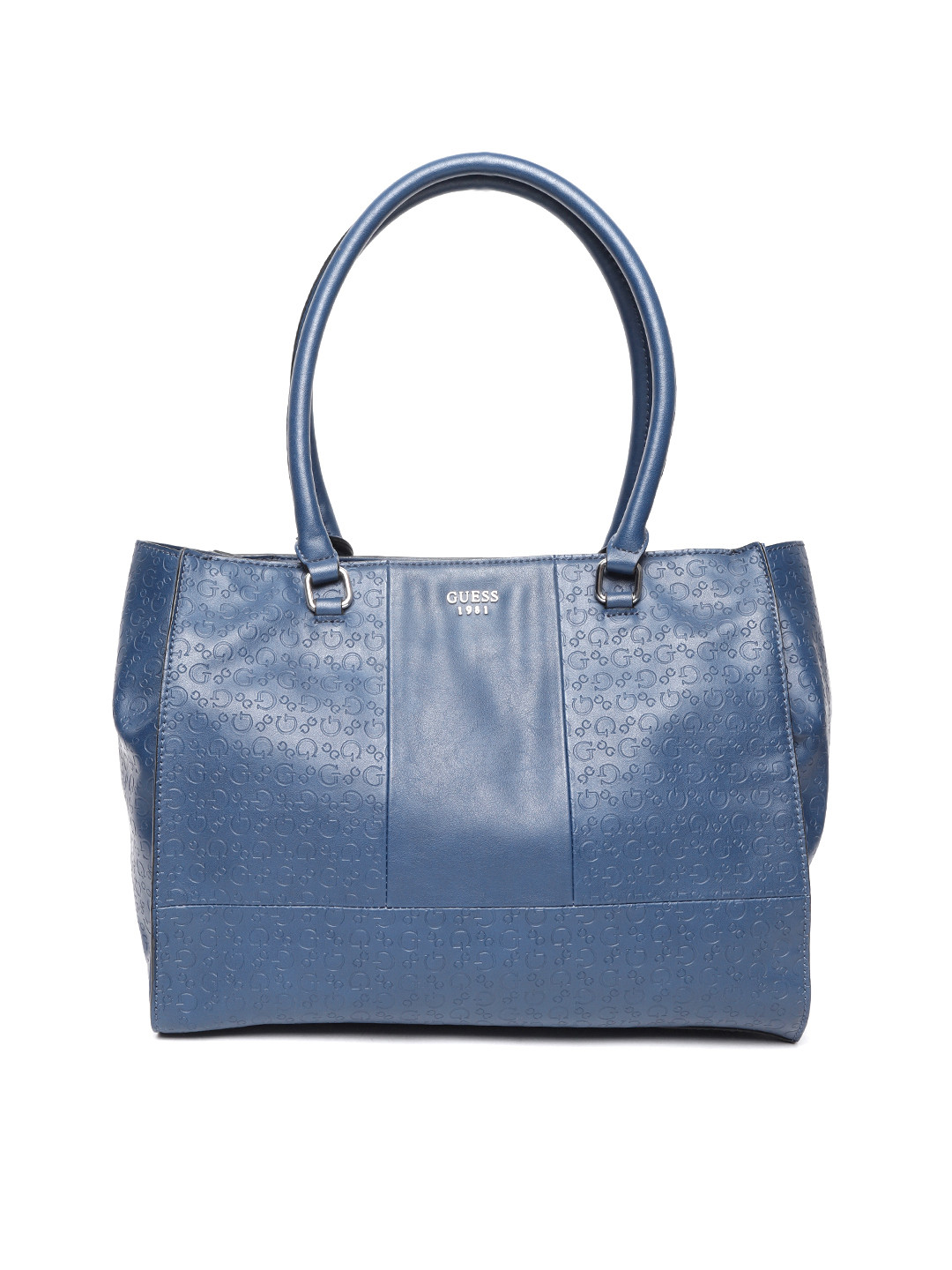 Buy GUESS Navy Blue Textured Shoulder Bag - Handbags for Women 5524157 ...