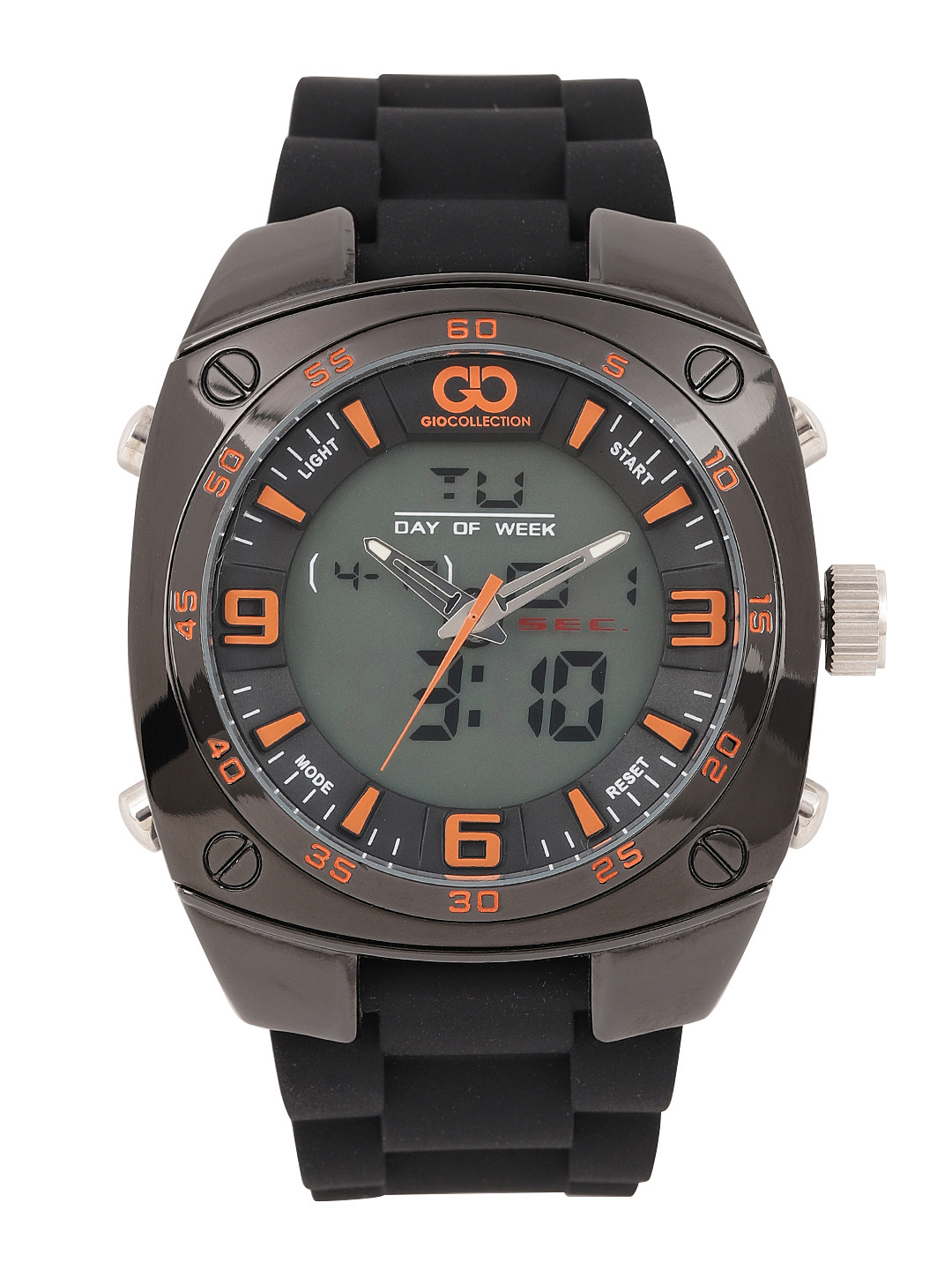 Buy GIO COLLECTION Men Grey Analogue And Digital Watch - Watches for ...