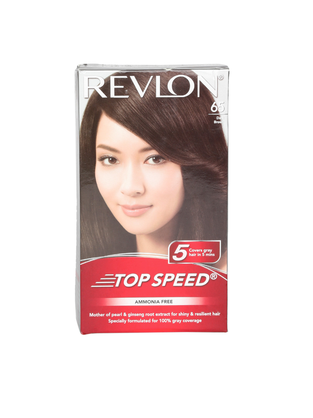 Buy Revlon Top Speed Hair Color Women Dark Brown 65 - Hair Colour for ...