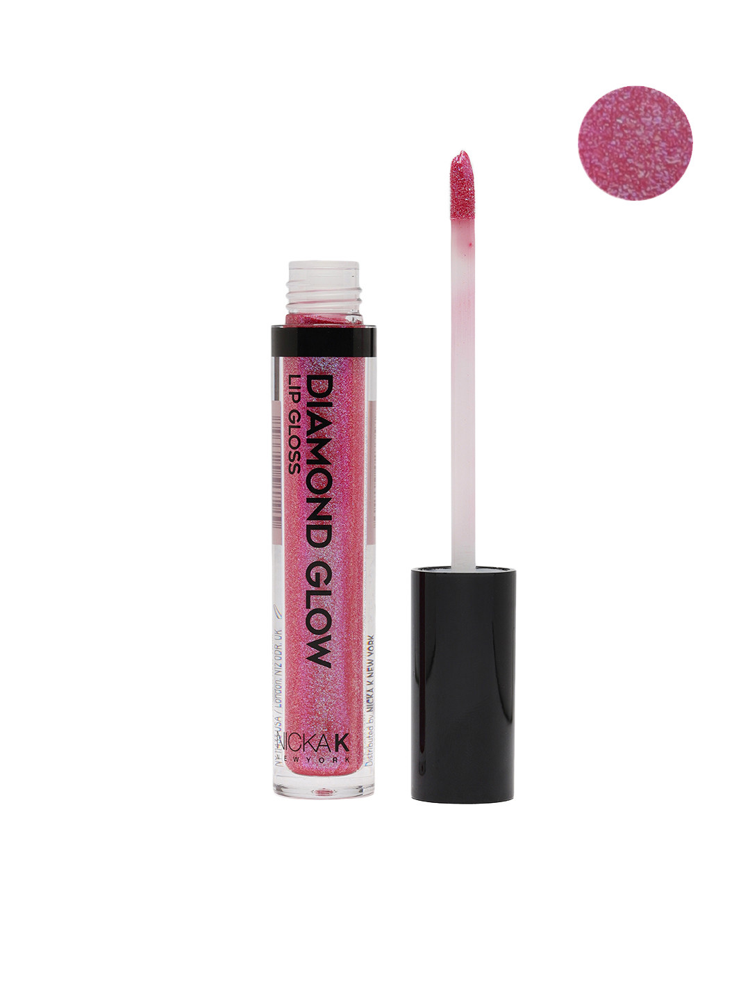 Buy Nicka K NDG14 Dazzling Diamond Glow Lip Gloss 3.7 G - Lip Gloss for ...