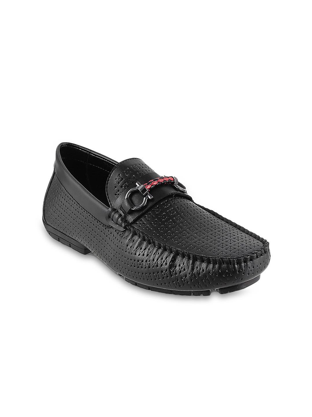 Buy Mochi Men Black Leather Loafers - Casual Shoes for Men 5567670 | Myntra