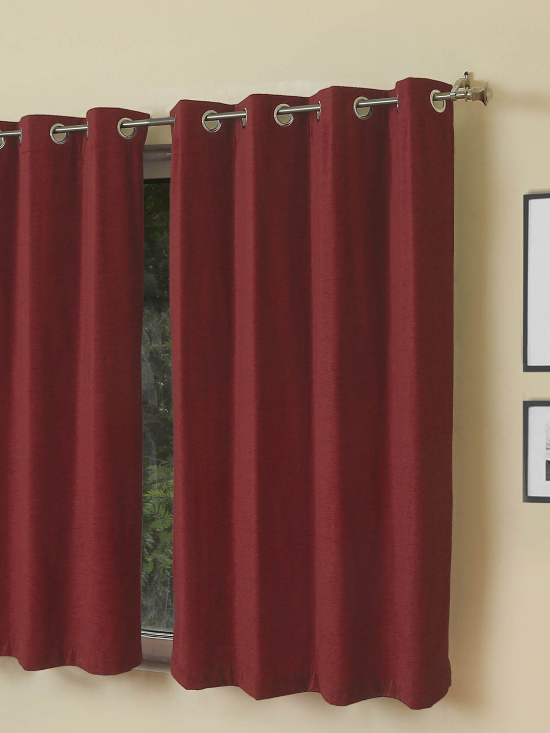 Buy ROSARA HOME Mateo Single Eyelet Window Curtain - Curtains And ...