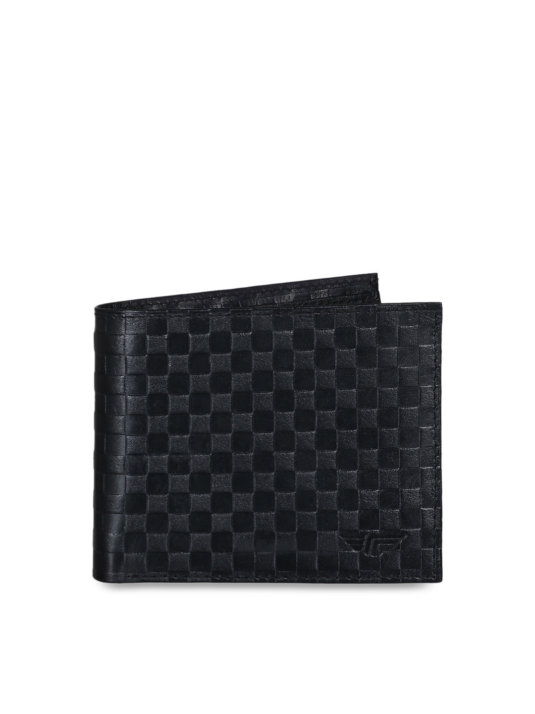 Buy Red Tape Men Black Textured Two Fold Wallet - Wallets for Men ...