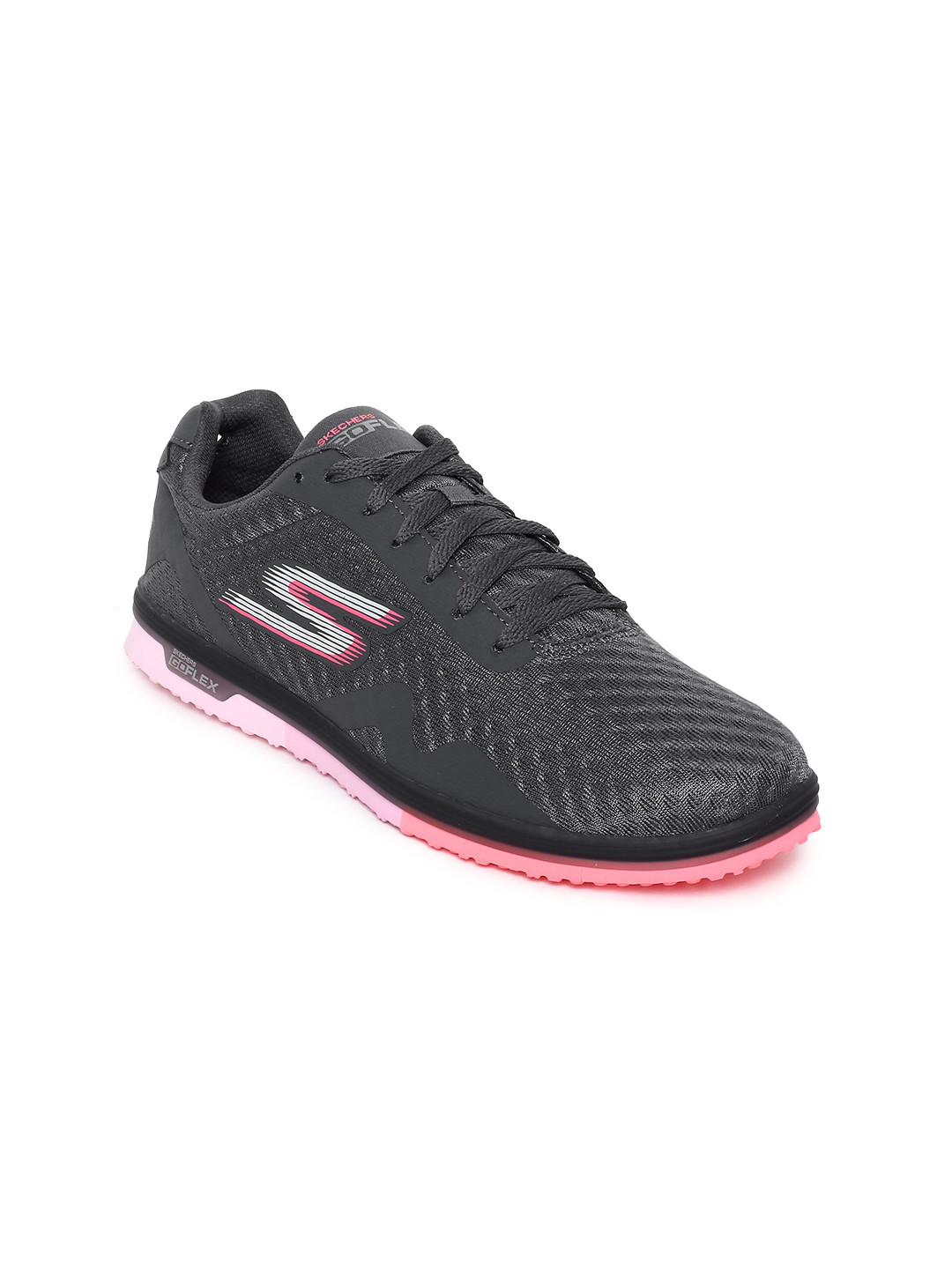 Buy Skechers Women Charcoal GO MINI FLEX SPEEDY Walking Shoes - Sports ...