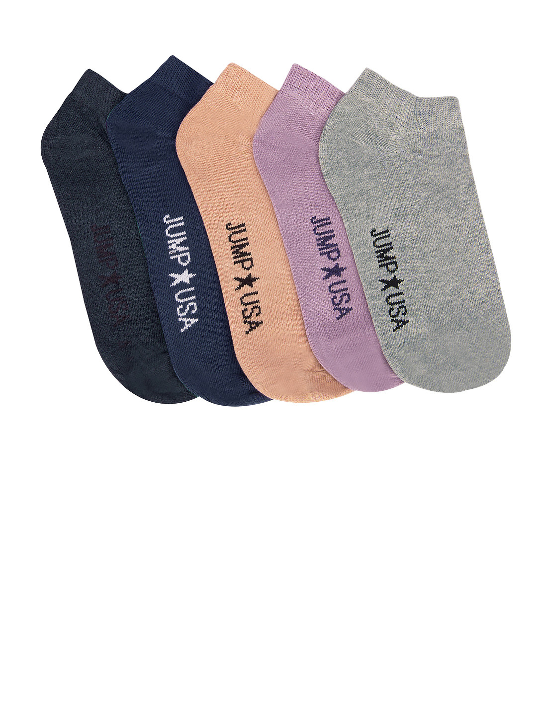 Buy JUMP USA Men Pack Of 5 Ankle Length Socks - Socks for Men 5659679 ...