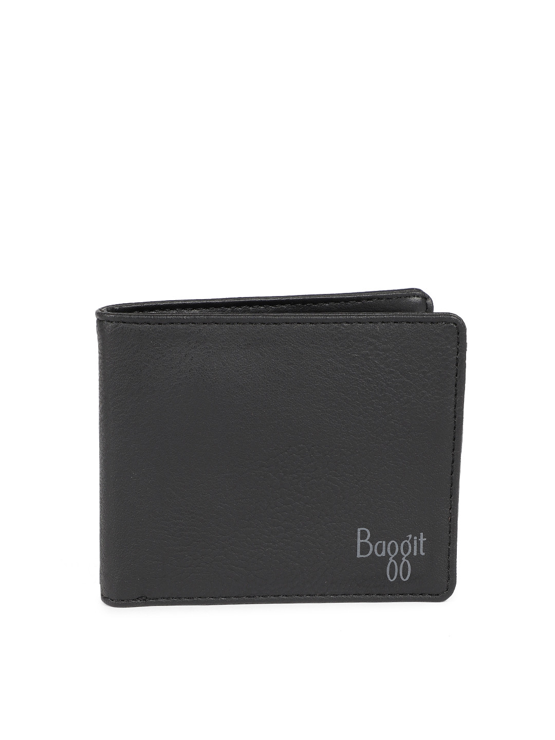 Buy Baggit Men Black Solid Two Fold Wallet - Wallets for Men 5660866 ...