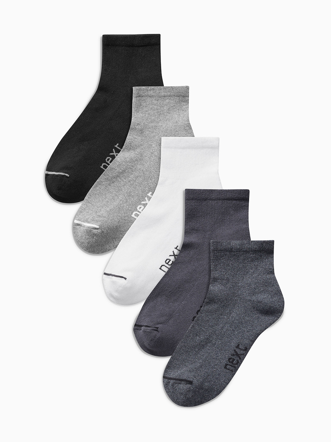 Buy Next Men Pack Of 5 Mid Cut Sports Socks - Socks for Men 5701814 ...
