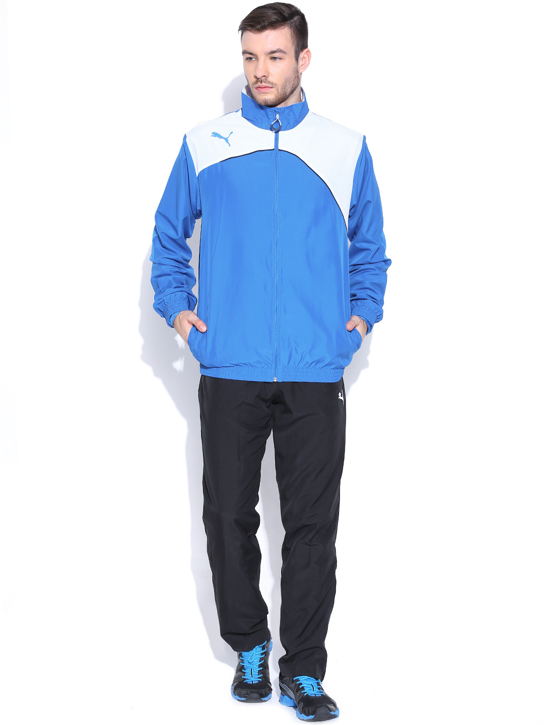 Buy PUMA Blue & Black BTS Tracksuit - Tracksuits for Men 573539 | Myntra