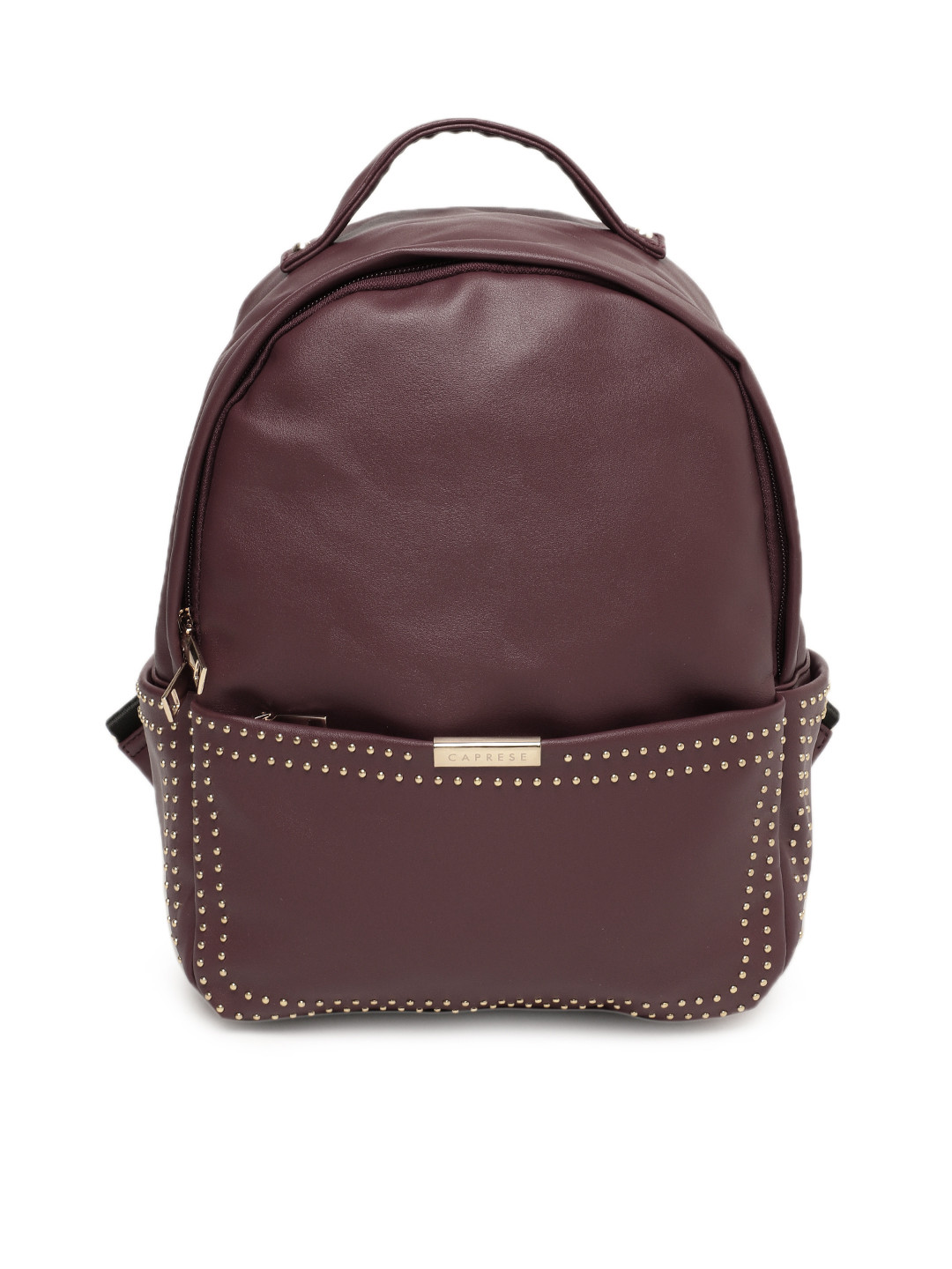 Buy Caprese Women Maroon Solid Backpack - Backpacks for Women 5794848 ...