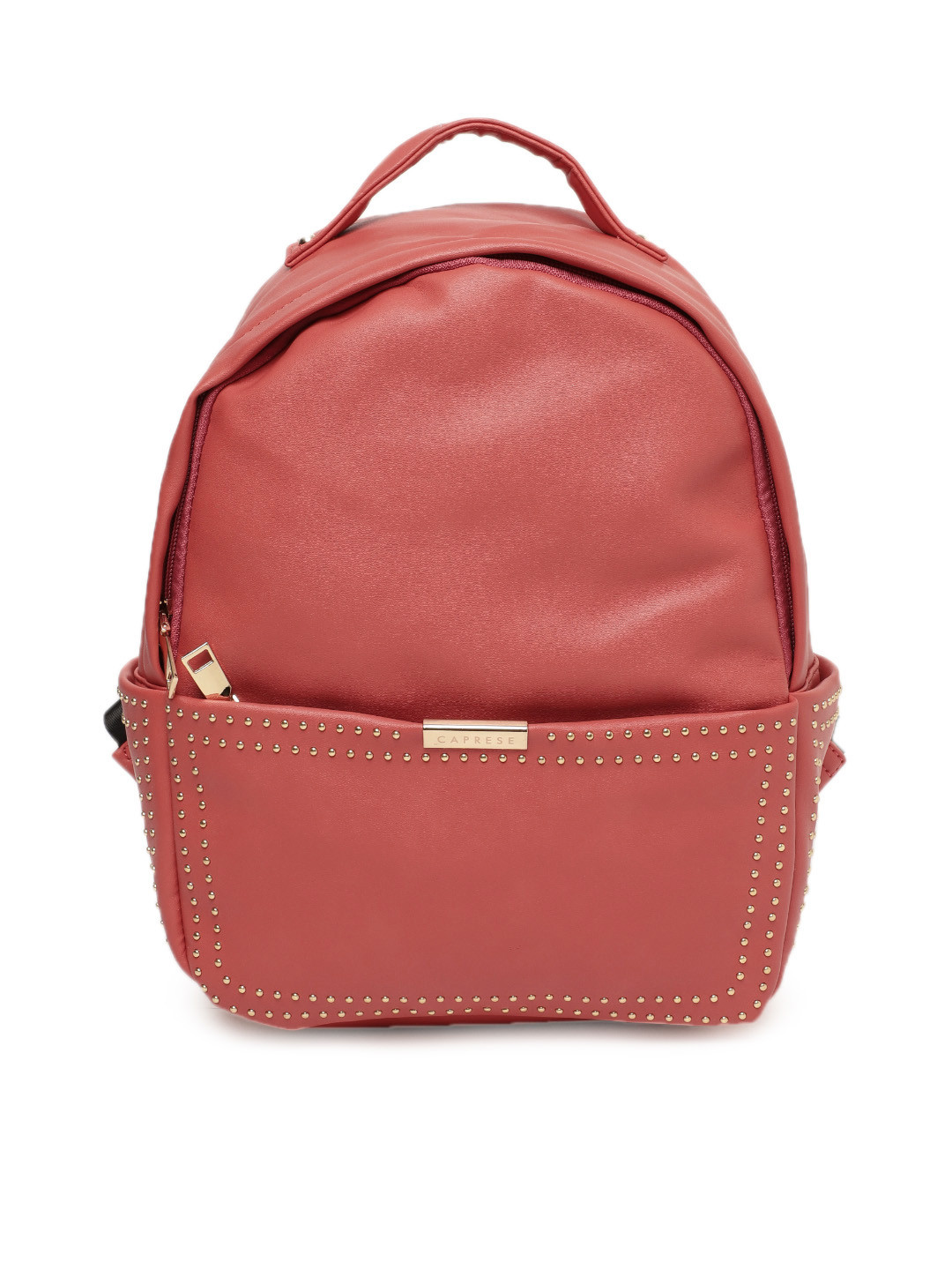 Buy Caprese Women Orange Embellished Backpack - Backpacks for Women ...