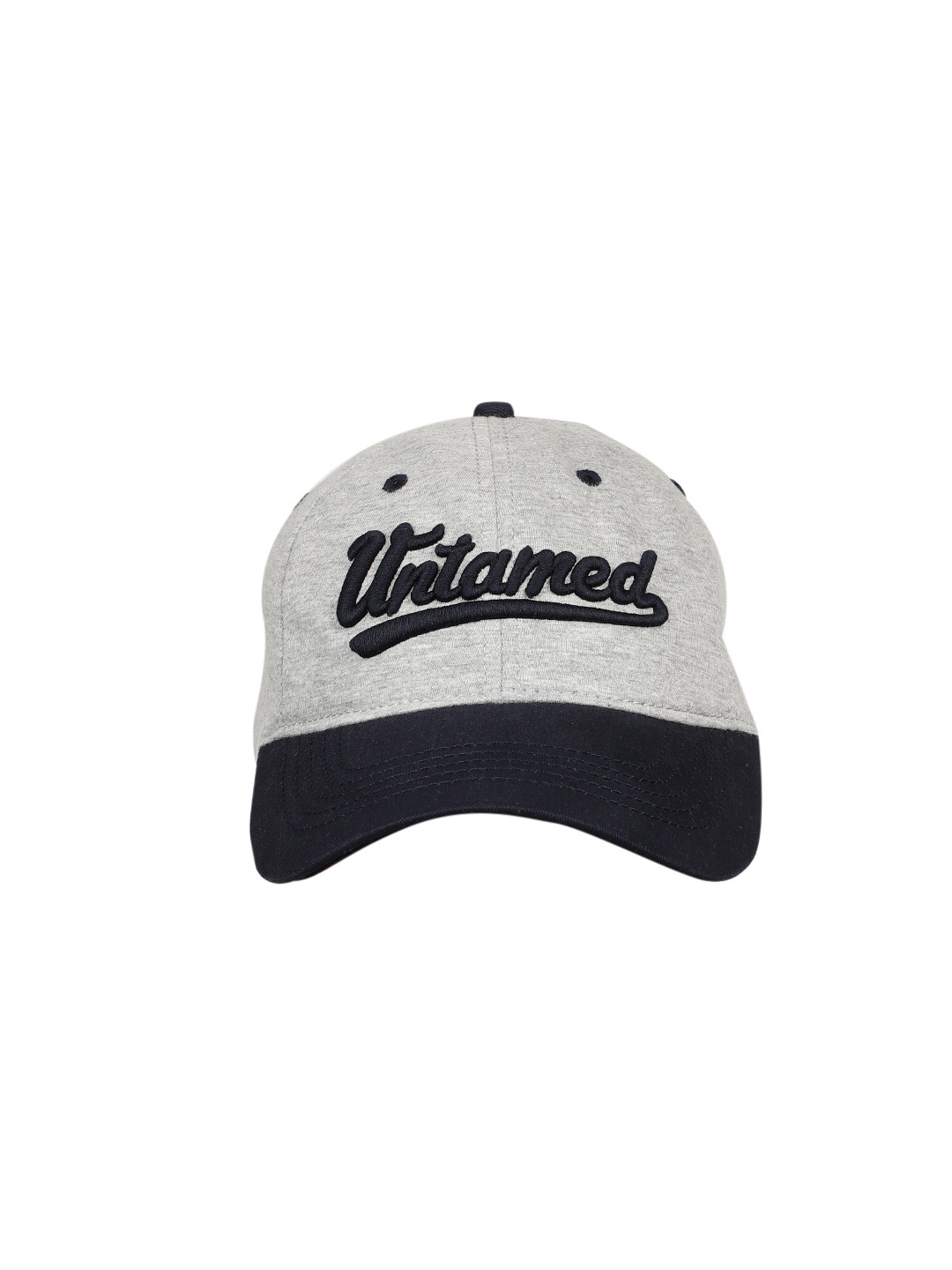 Buy Flying Machine Men Grey & Blue Colourblocked Baseball Cap - Caps ...