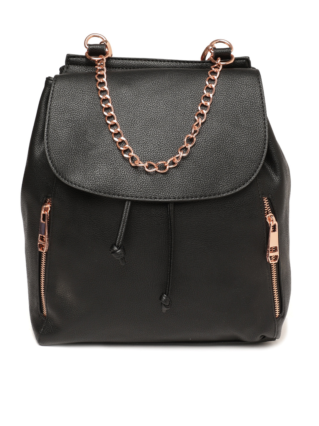 Buy Steve Madden Women Black Solid Backpack - Backpacks for Women ...