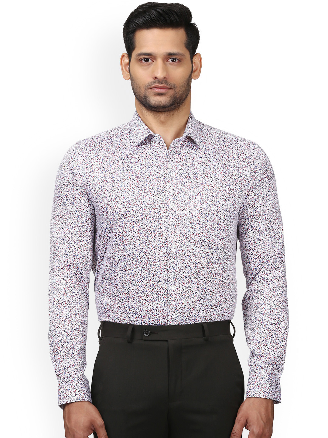 Buy Next Look Men Multicoloured Slim Fit Printed Formal Shirt - Shirts ...