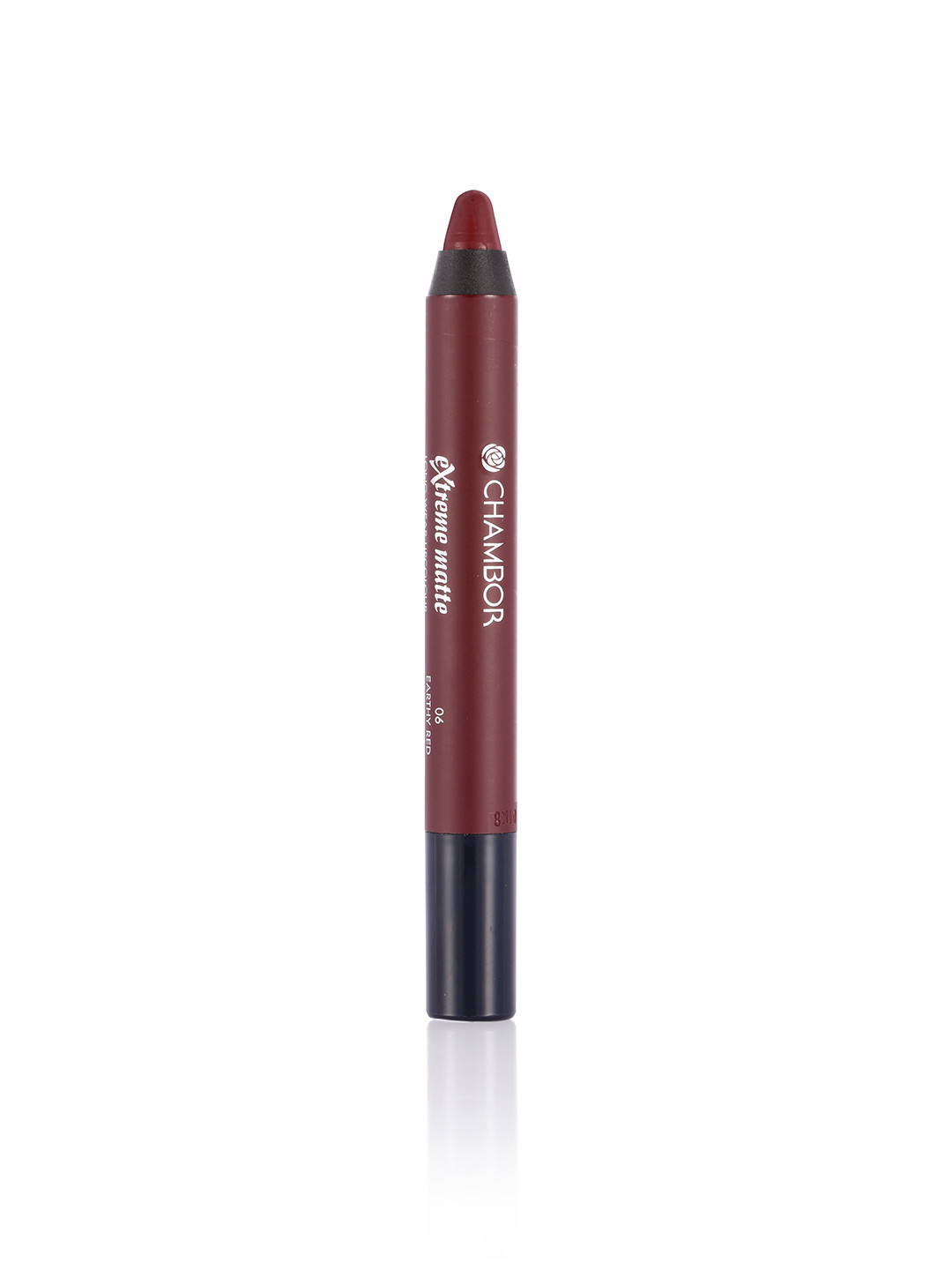 Buy Chambor Extreme Matte Long Wear Lip Colour Earthy Red 06 - Lipstick ...