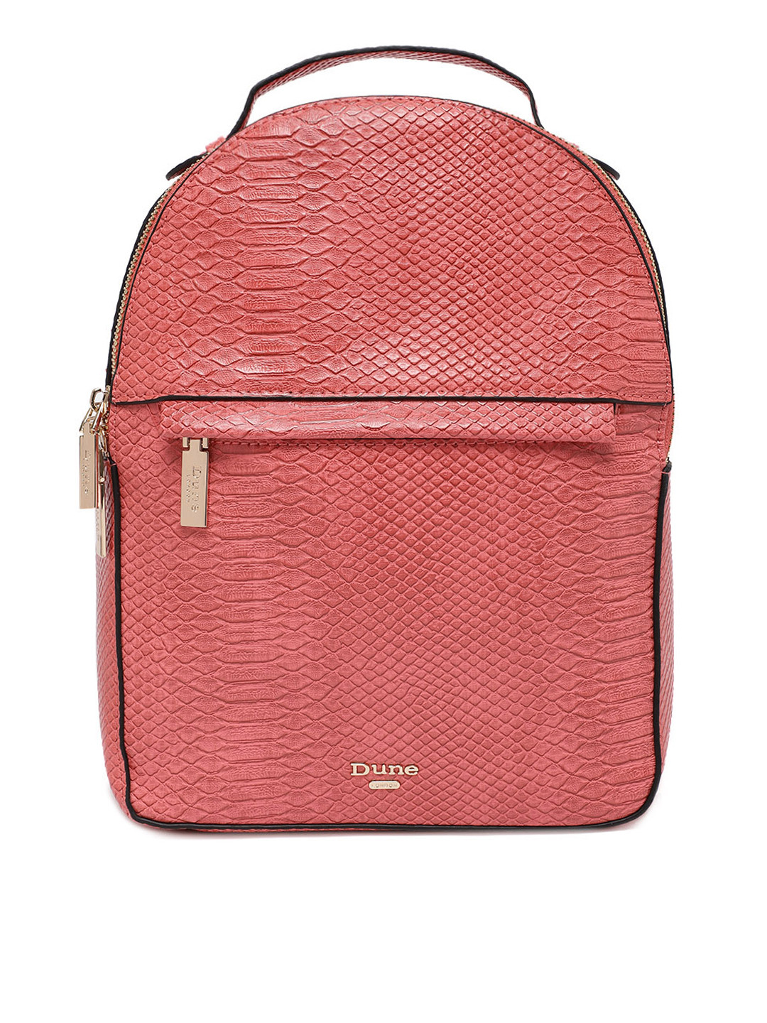 Buy Dune London Women Red Cydney Croc Textured Backpack - Backpacks for ...