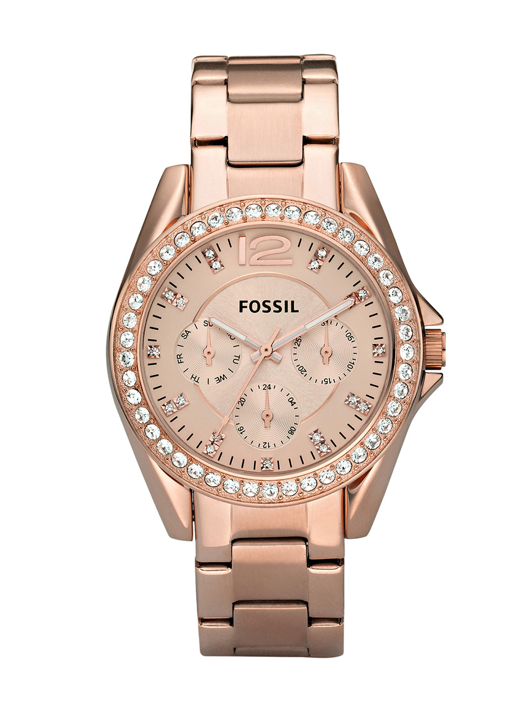 Buy Fossil Women Rose Gold Analogue Watch - Watches for Women 628966 ...