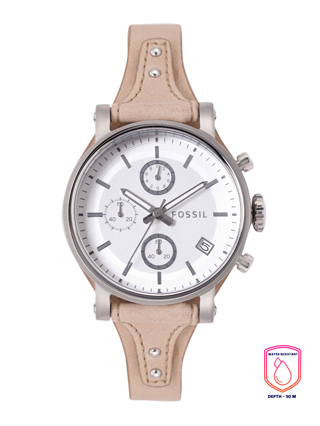 Buy Fossil Women Silver Toned Analogue Watch ES3625 - Watches for Women ...