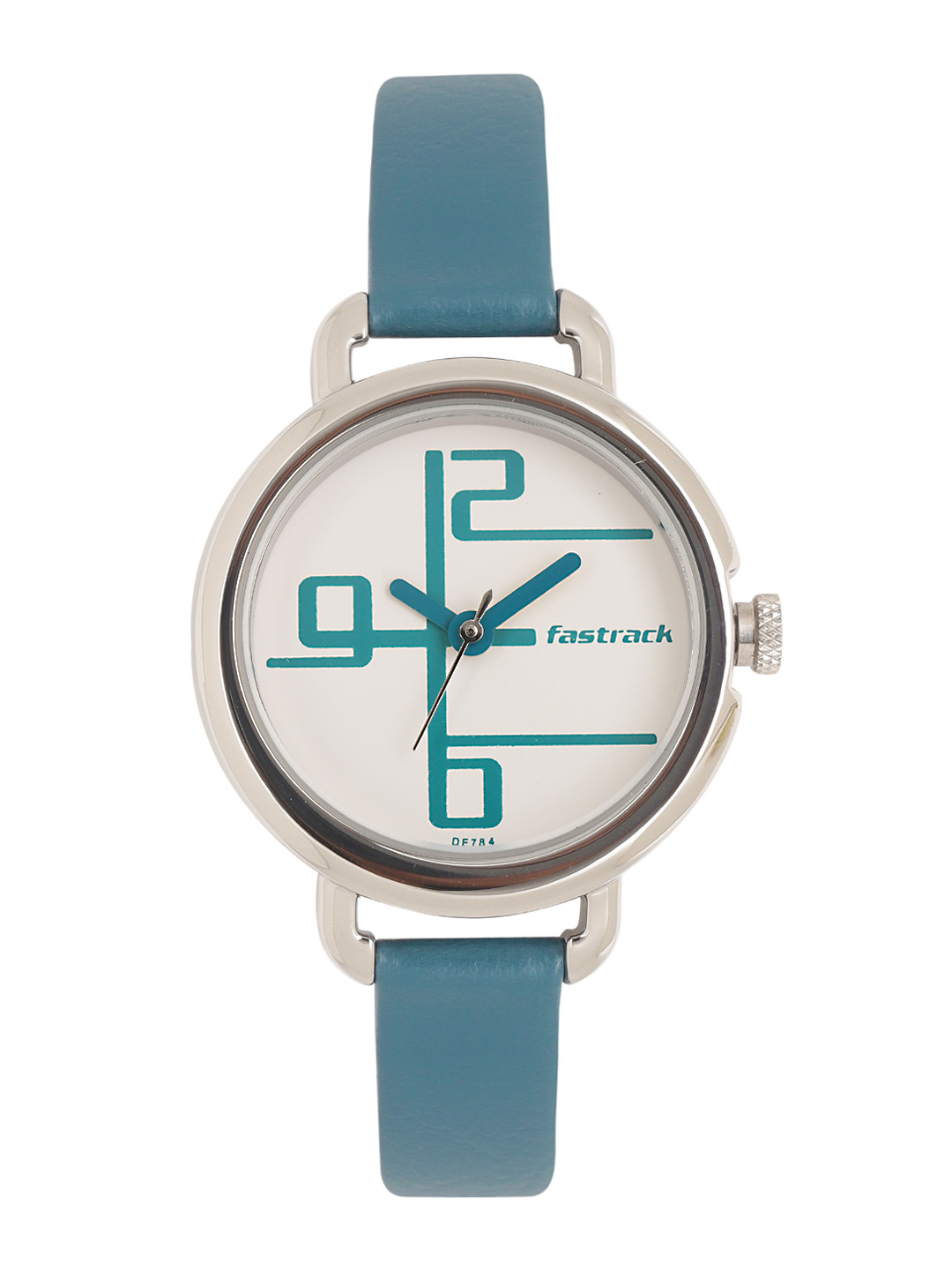 Buy Fastrack Women White & Blue Analogue Watch NK6123SL01 - Watches for ...