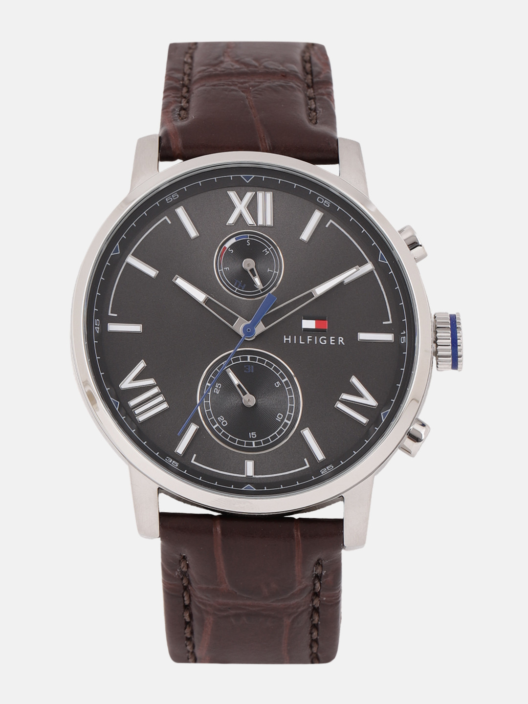 Buy Tommy Hilfiger Men Grey & Brown Analogue Watch NTH1791309 - Watches ...