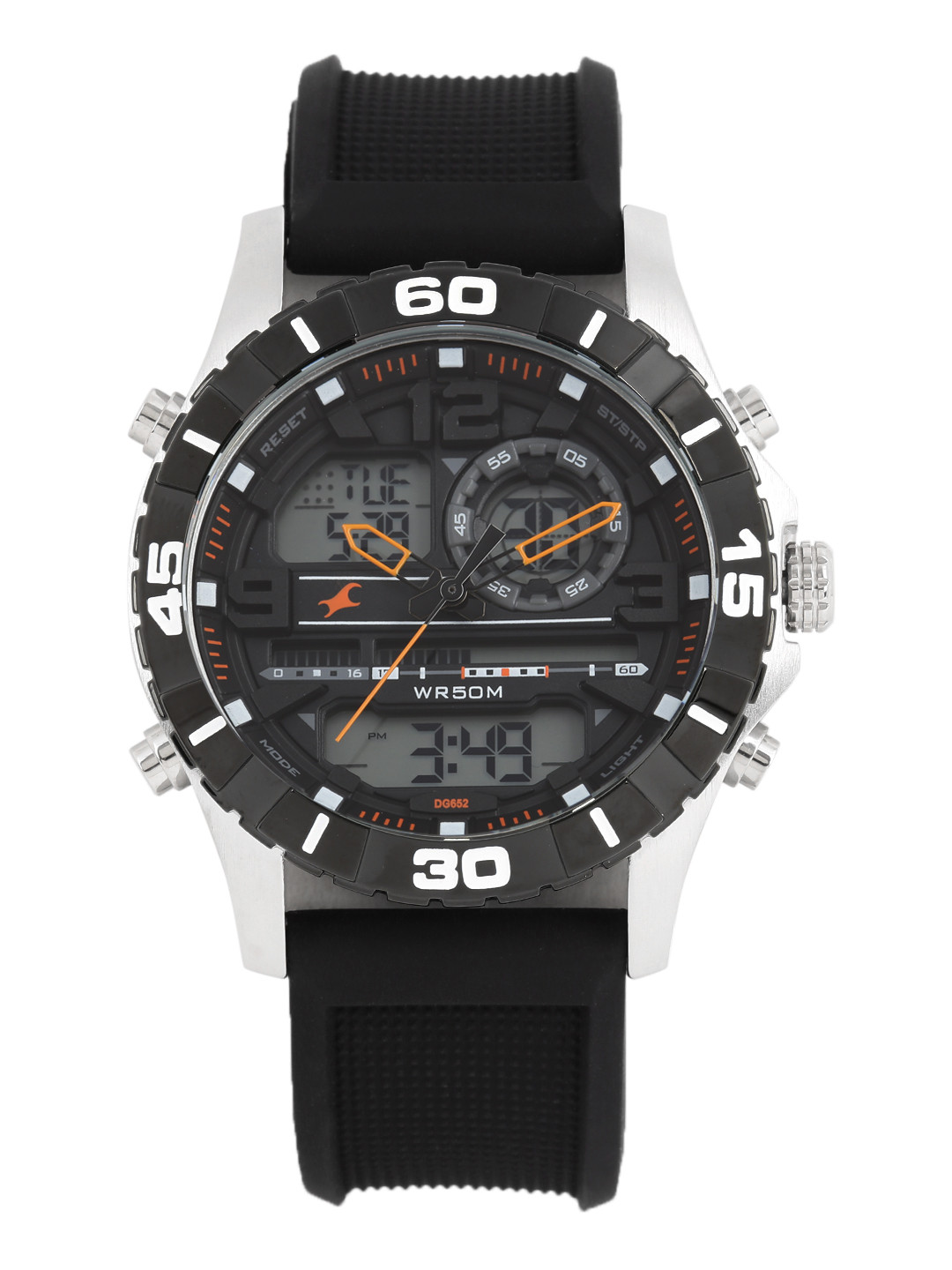 Buy Fastrack Men Black Analogue And Digital Watch NK38035SP03_OR ...