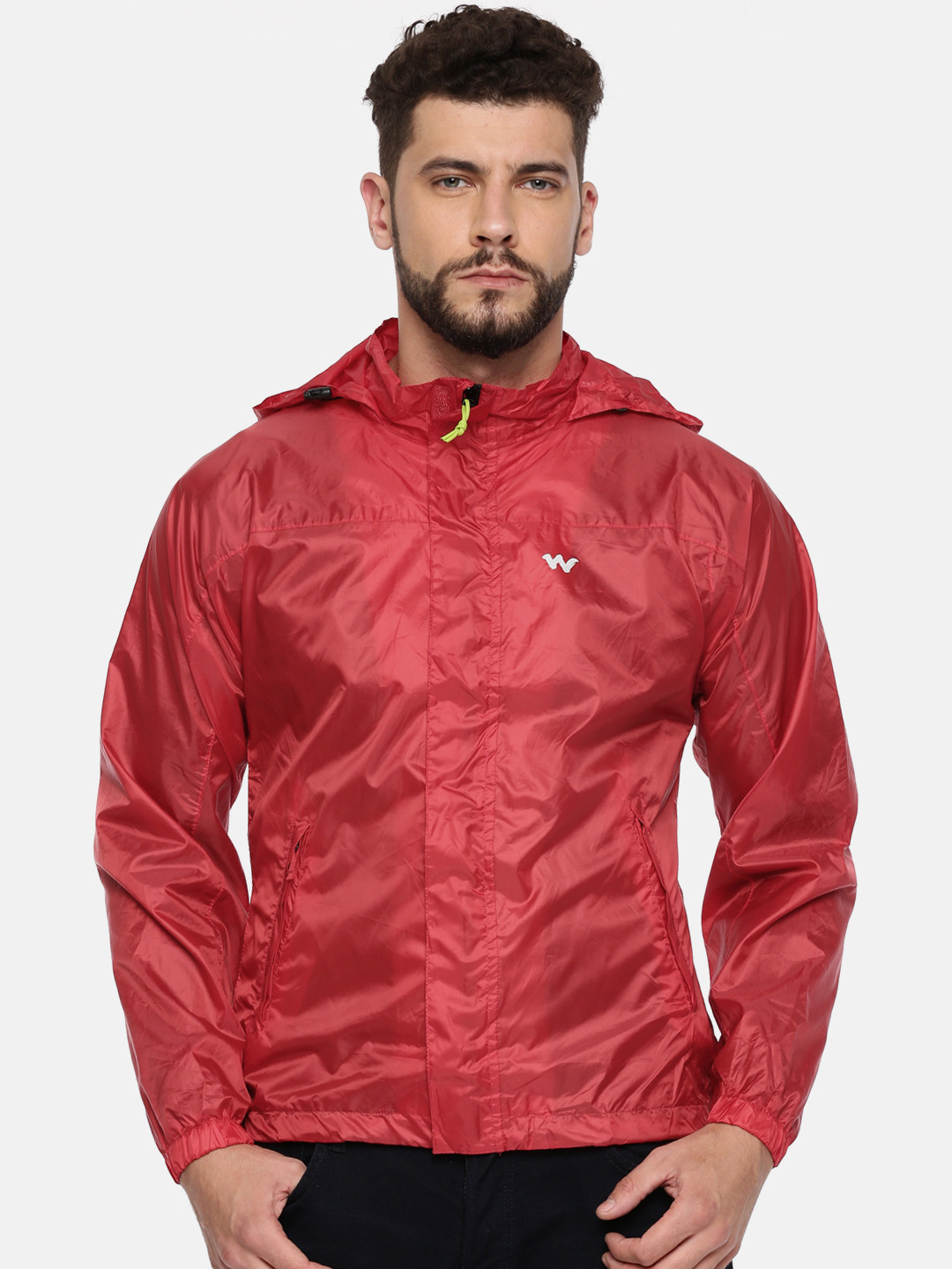 Buy Wildcraft Red WaterProof Rain Jacket - Rain Jacket for Men 6524742 ...